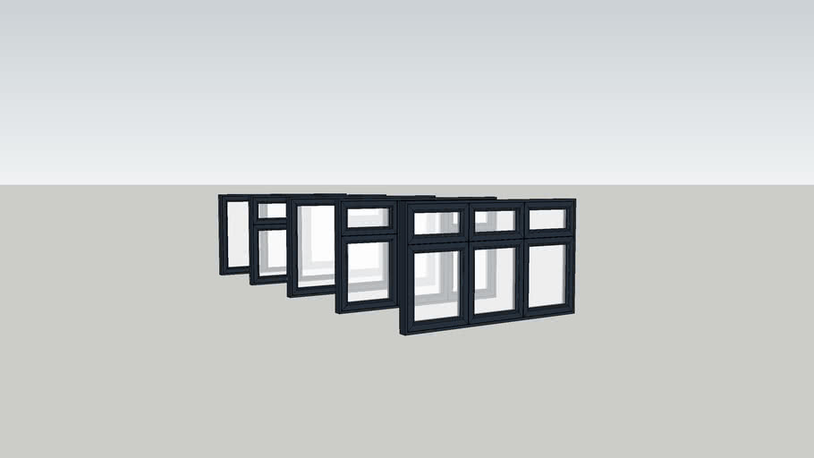 Casement Windows 1010x1763 | 3D Warehouse