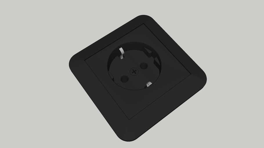 Stopcontact outlet EU plug | 3D Warehouse