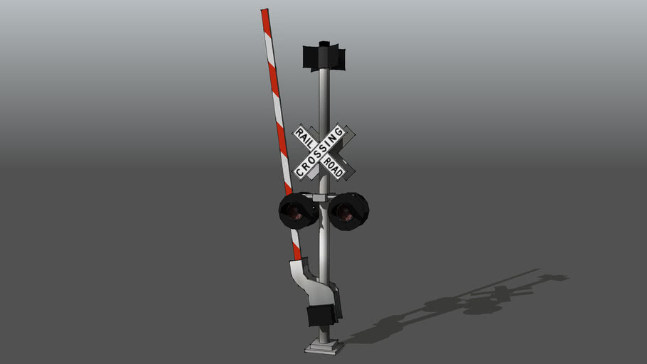 Safetran RXR signal (12 inch large) | 3D Warehouse