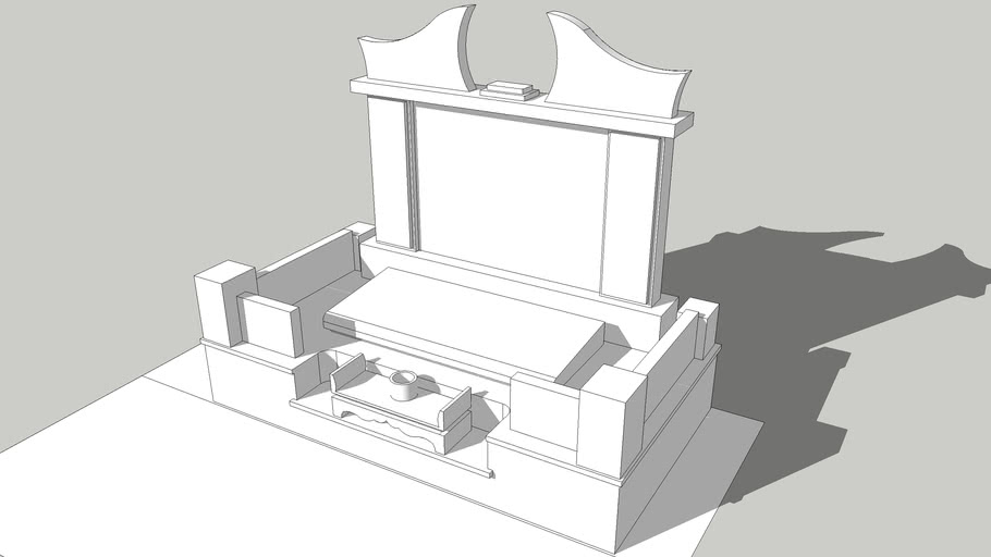 grave model | 3D Warehouse