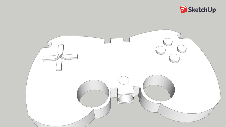 manette PS4 MF | 3D Warehouse