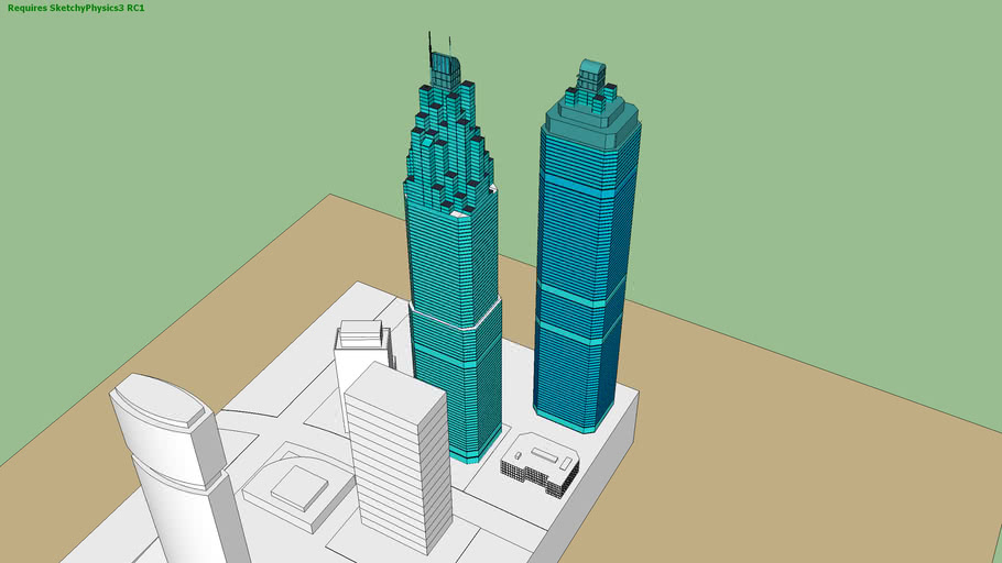 Office towers | 3D Warehouse