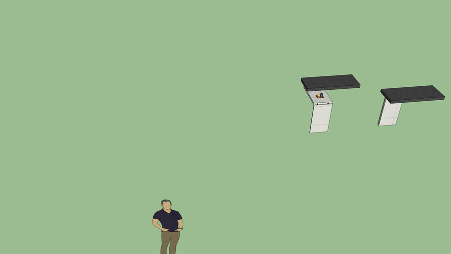 Kitchen counter table | 3D Warehouse