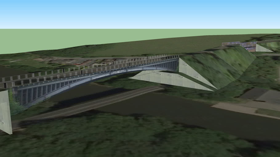 Albert Edward Bridge, Coalbrookdale, Shropshire | 3D Warehouse