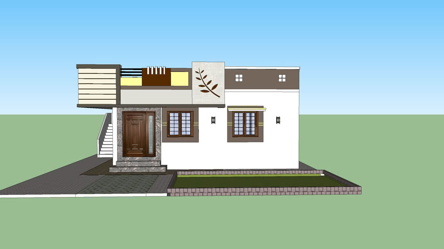simple model villa | 3D Warehouse