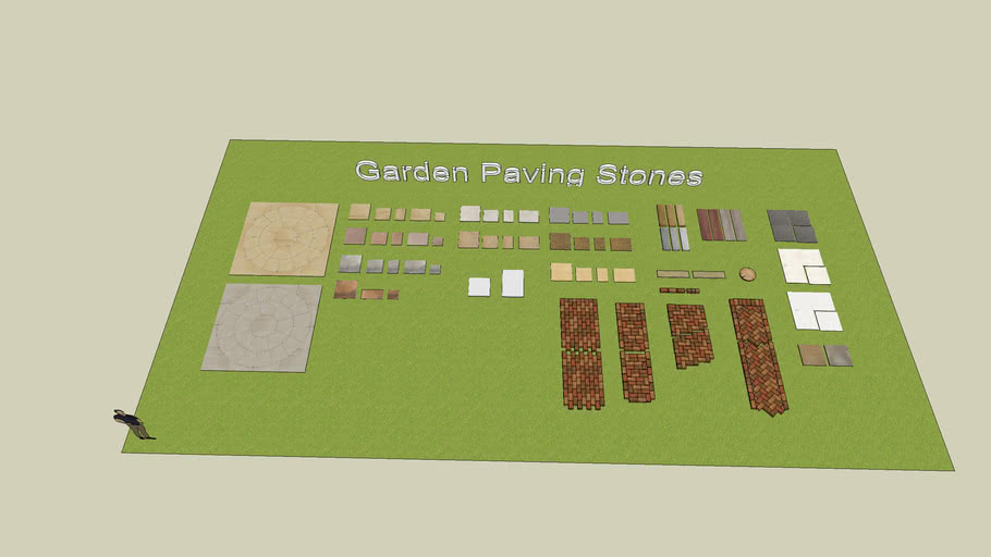 Garden Paving Slabs | 3D Warehouse