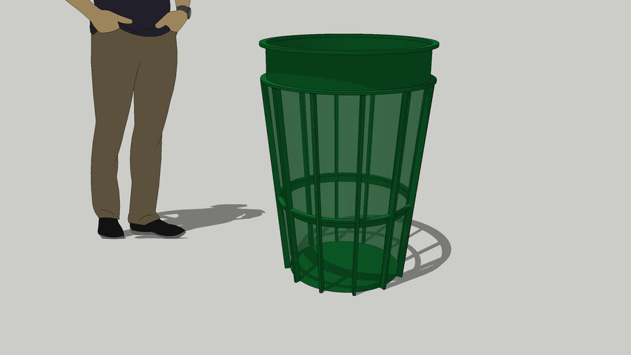 New York Trash Bin | 3D Warehouse