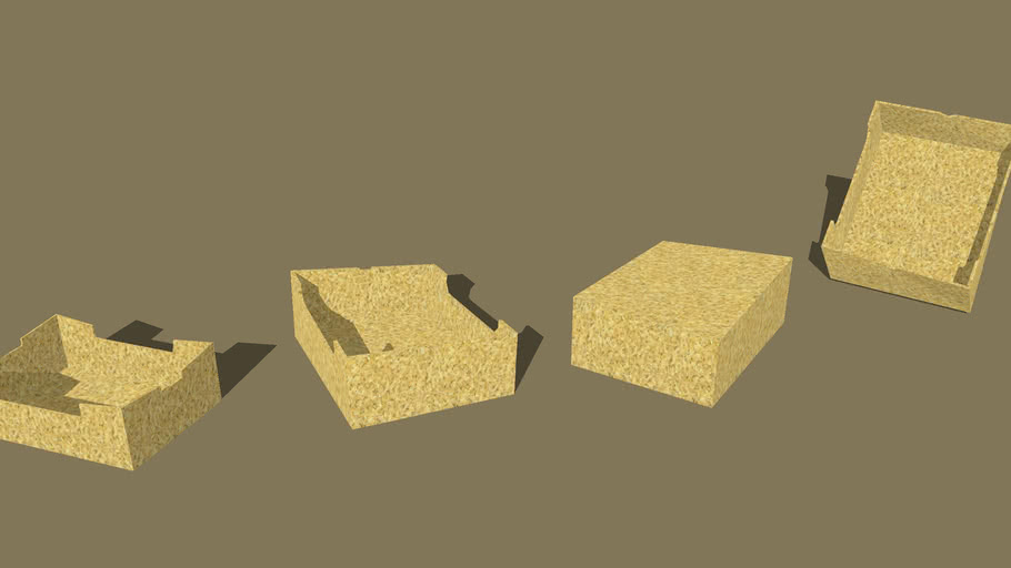 OSB Boxes Caixas de OSB | 3D Warehouse