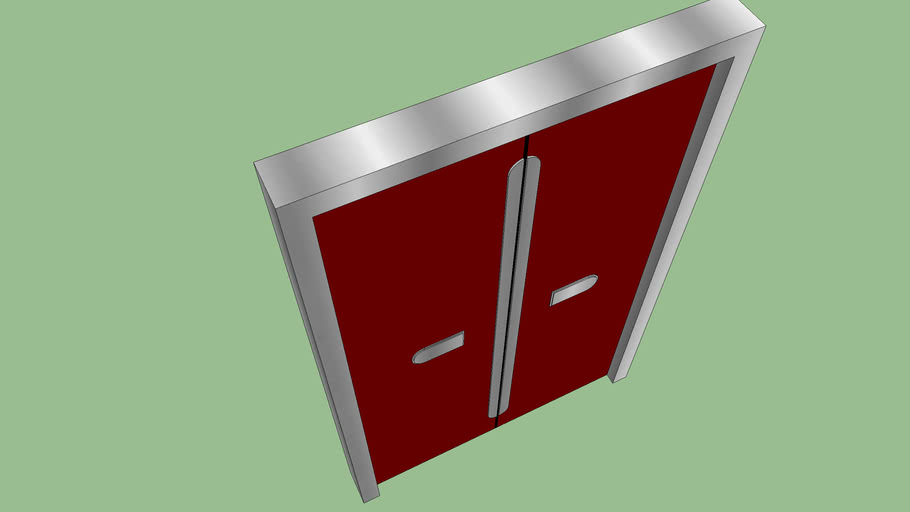 Basic Futuristic Door and Frame | 3D Warehouse