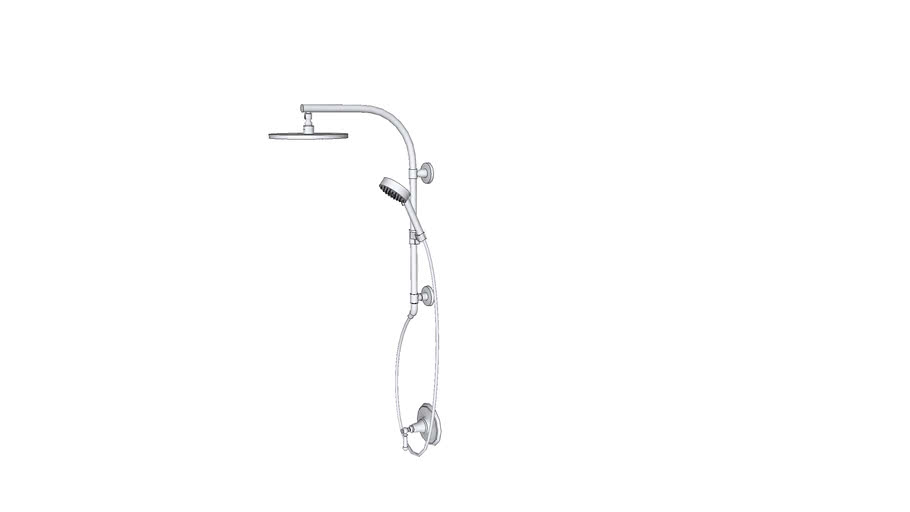 Kohler Hydro Shower Head and Hand Shower | 3D Warehouse