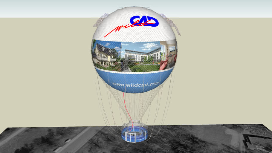 wildCAD · advertising balloon | 3D Warehouse