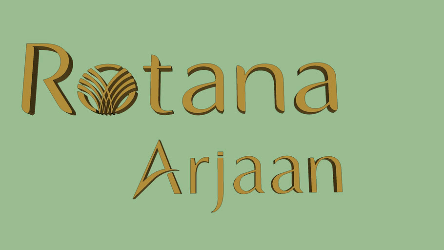 Rotana Arjaan hotel logo | 3D Warehouse