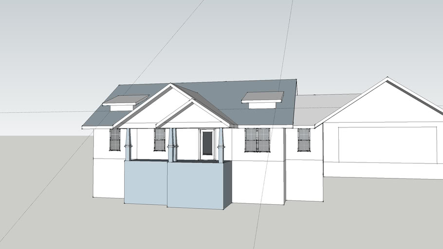 32 x 44 dormers with basement | 3D Warehouse