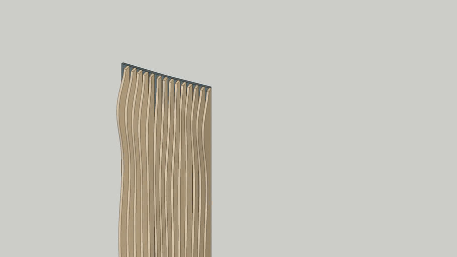 wavy wall1m | 3D Warehouse