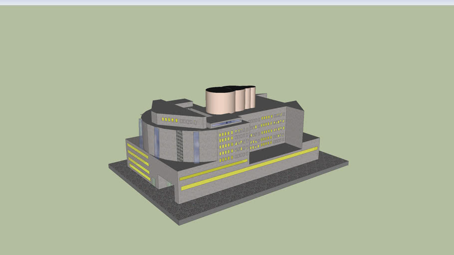 Large Factory Building | 3D Warehouse