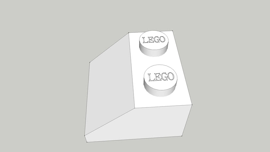 2X2 45° LEGO Roof TILE | 3D Warehouse