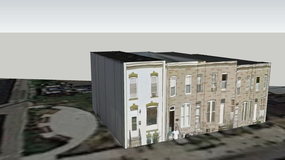 Formstone Rowhomes | 3D Warehouse