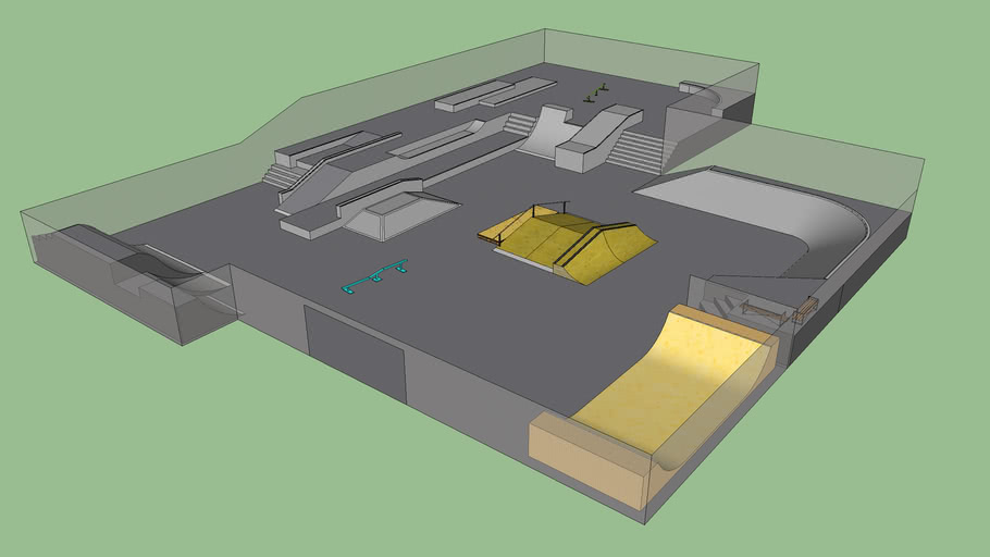 Realistic skate park | 3D Warehouse