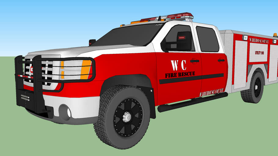 Warehouse County Fire Utility 100 (100th Model) | 3D Warehouse