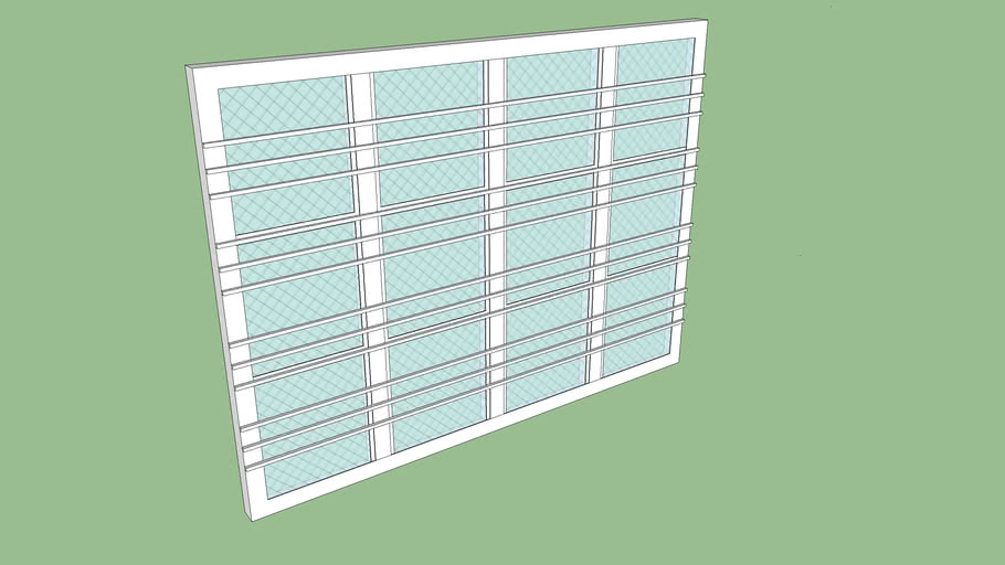 1600x1200 Simple Steel Casement Window | 3D Warehouse