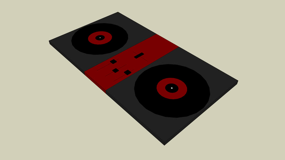 DJ deck | 3D Warehouse