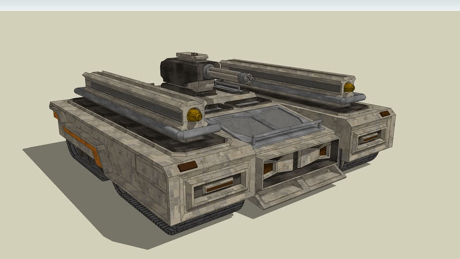 Hellfire Tank texture update | 3D Warehouse