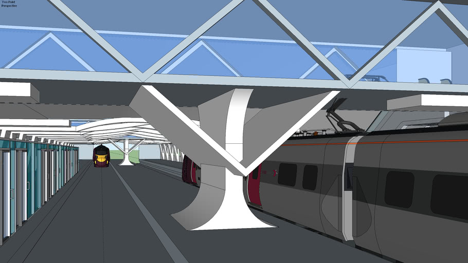 train platform | 3D Warehouse