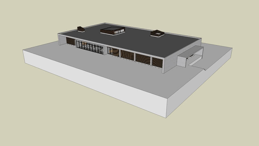 Plan refectoire Collège | 3D Warehouse