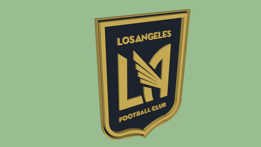 Los Angeles football club logo 3D | 3D Warehouse