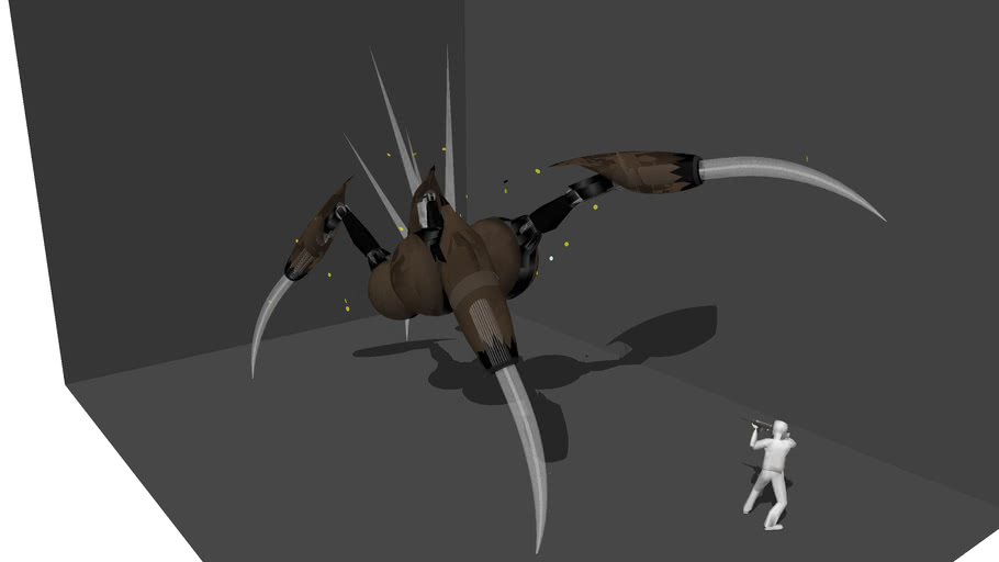 30 articulation point alien claw | 3D Warehouse