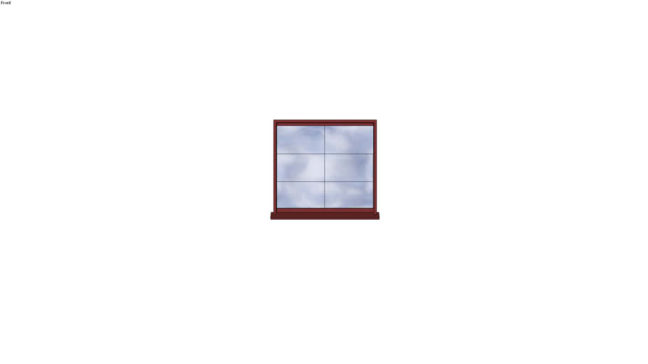 Wood Framed Window | 3D Warehouse