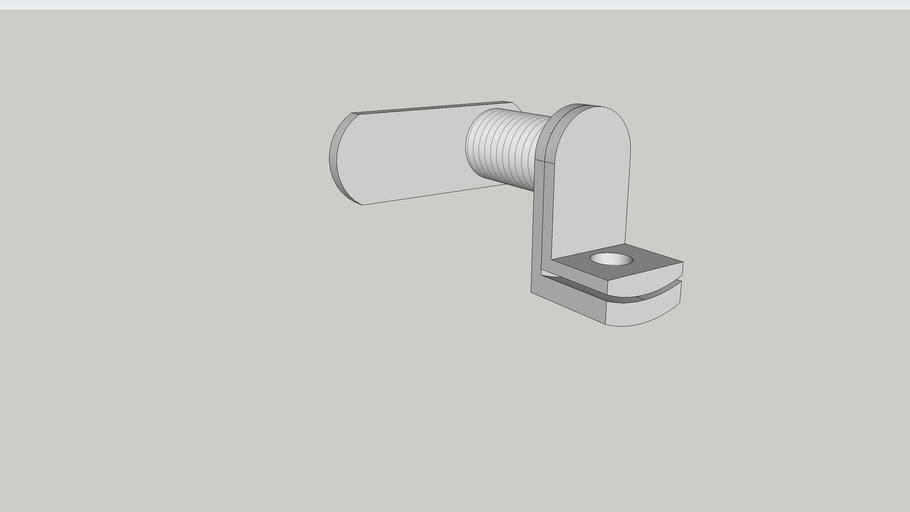 Padlockable Cam Lock | 3D Warehouse