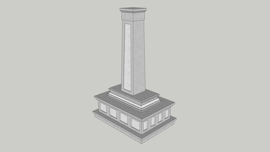 Standard Monument 02 | 3D Warehouse