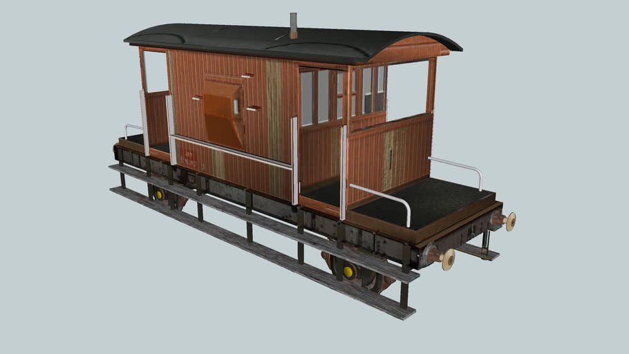 'Eco Rail Track'... 'Brake Van'.. 'Dummy!'... Old Steam Days.. | 3D ...