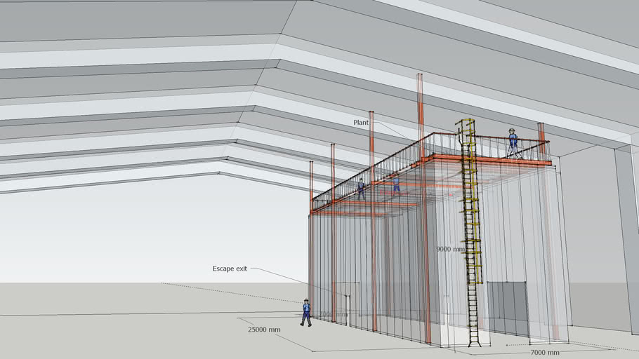 Pharmacy cold storage warehouse | 3D Warehouse