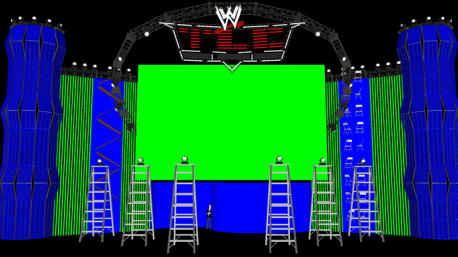 WWE-TLC 2012 CONCEPT STAGE-STAPLES CENTER | 3D Warehouse