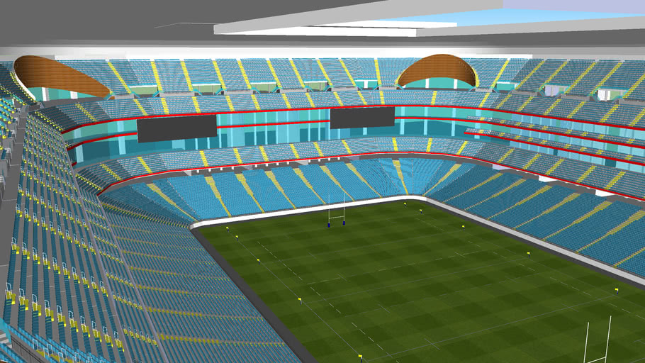 stadium PROJET STADE FEDERATION FRANCAISE DE RUGBY 2 | 3D Warehouse
