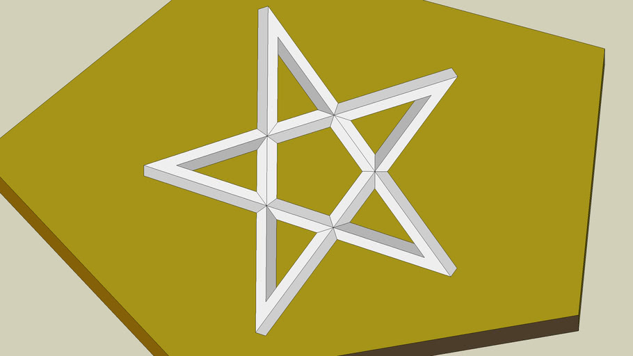 Optical Illusion - Impossible Star | 3D Warehouse