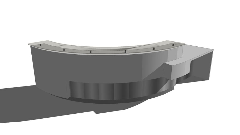 reception+desk+curve.skp | 3D Warehouse