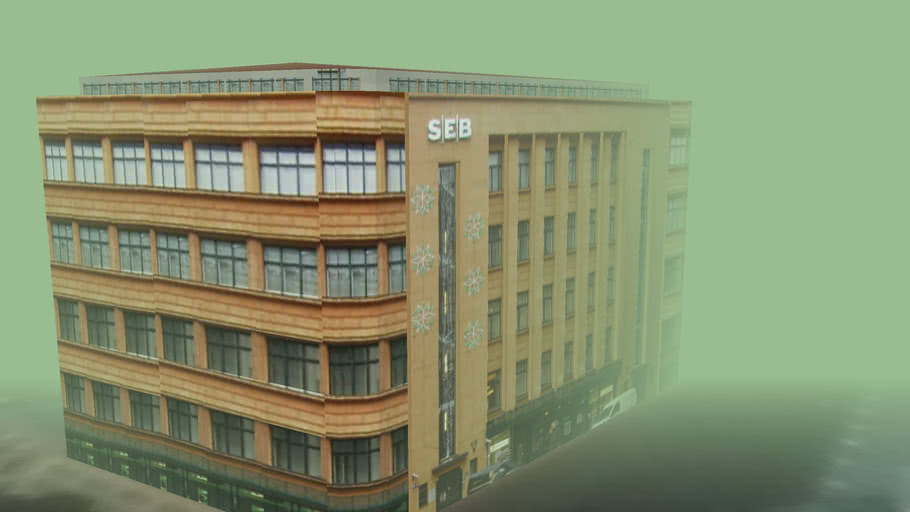 SEB Bank Riga Latvia 3D Warehouse