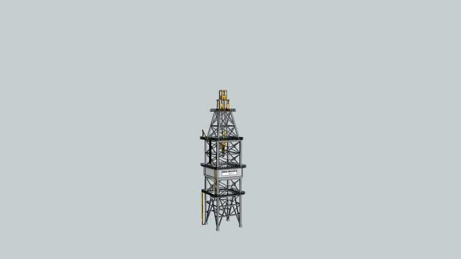 Offshore Oil Derrick | 3D Warehouse