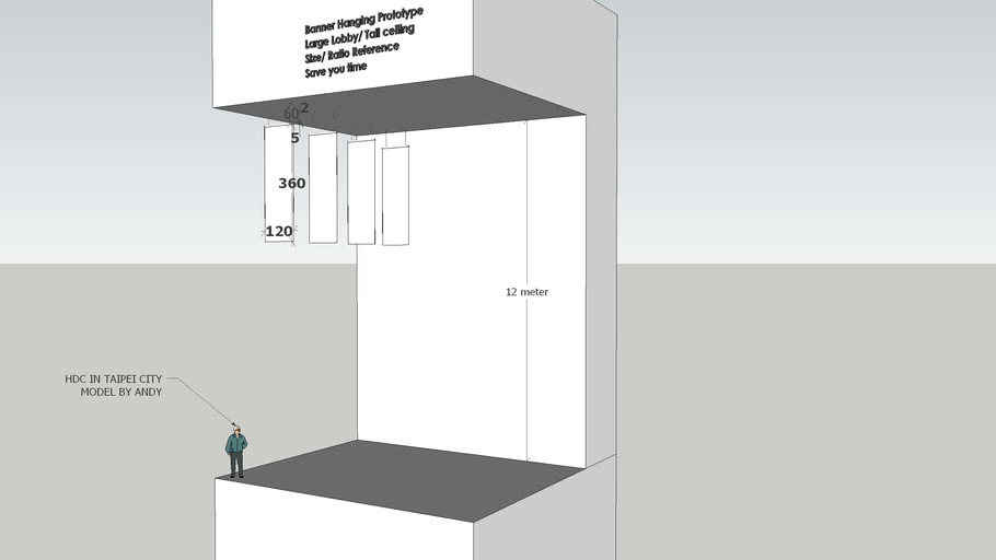 Hanging Banner | 3D Warehouse