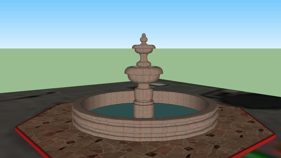 Fuente3 de jardín Hidalgo | 3D Warehouse