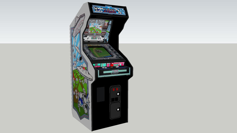 Xevious arcade game | 3D Warehouse