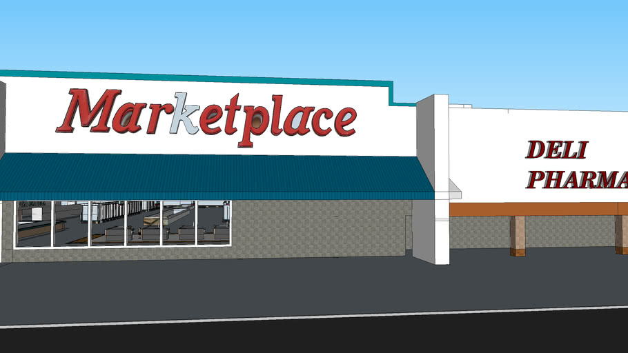 Winn-Dixie store design of the 1990s | 3D Warehouse