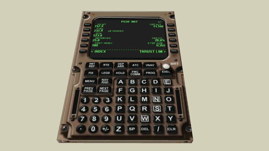 FMC (Flight Management Computer) | 3D Warehouse