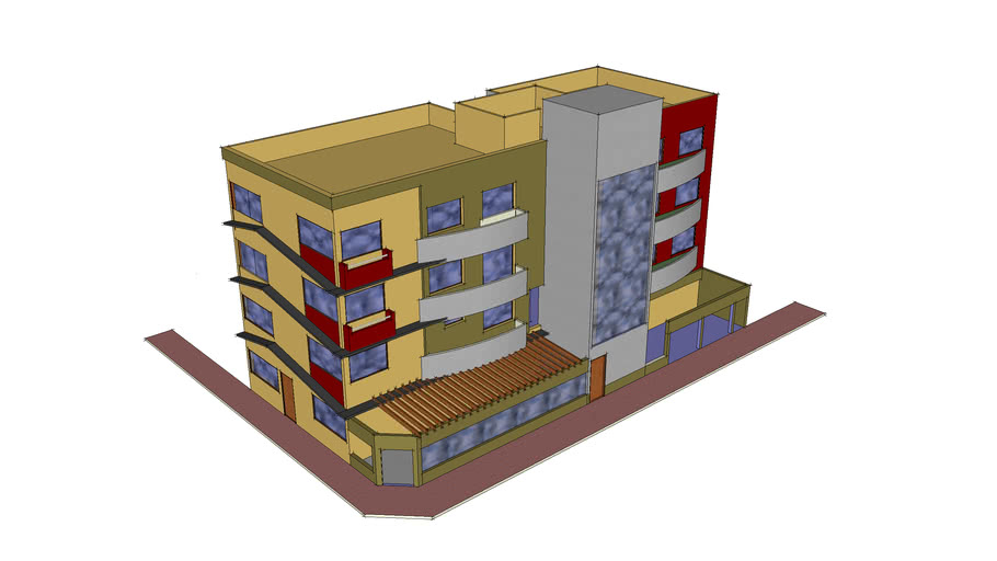 VIVIENDA MULTIFAMILIAR + COMERCIO | 3D Warehouse