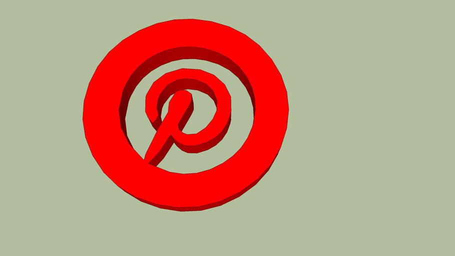 Pinterest Logo | 3D Warehouse