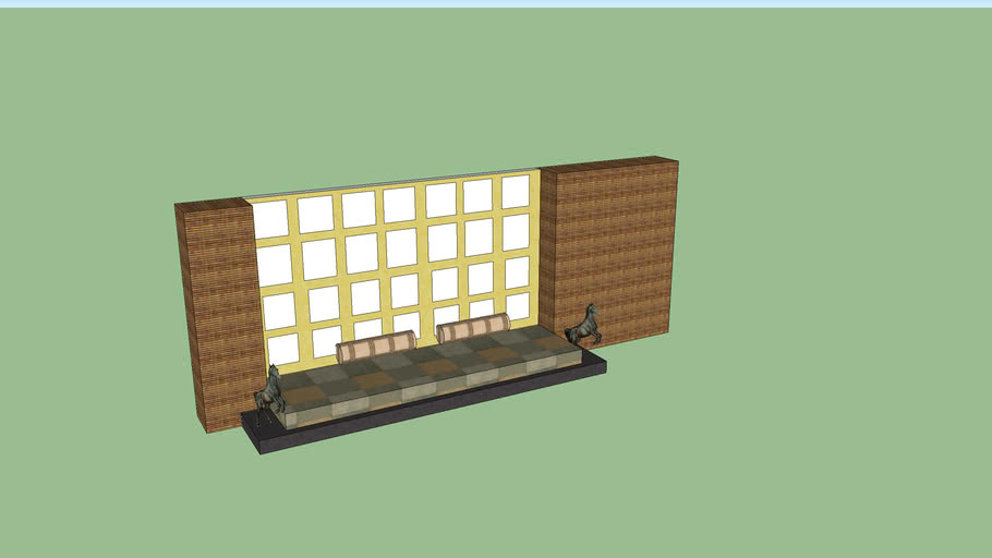 low height seating | 3D Warehouse