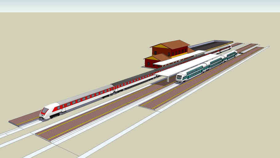 Train station | 3D Warehouse